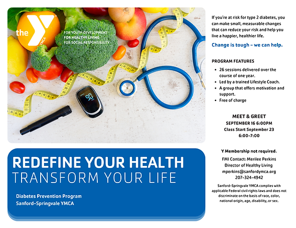 Chronic Disease Prevention Programs | Sanford-Springvale Y